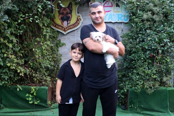 Burak Bey ve ailesi Morkie yavrularına kavuştular - Elit Yavru